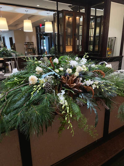 Sympathy Casket Spray - EverWild Florals